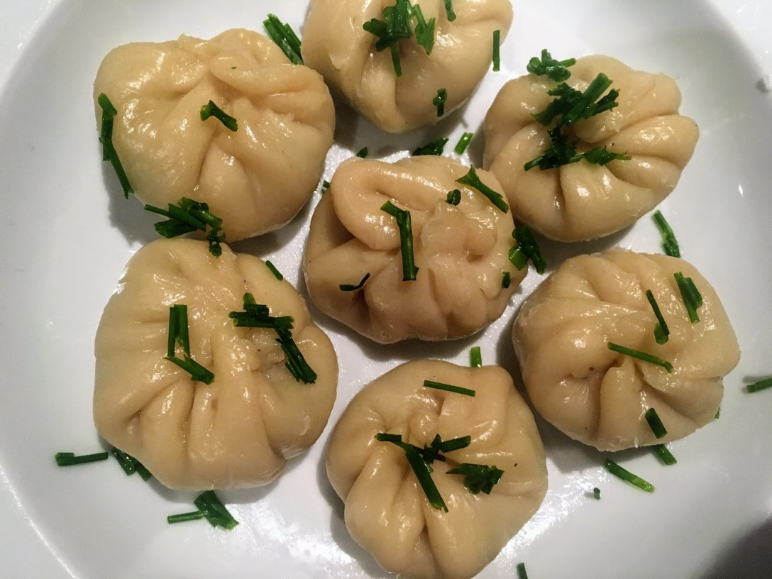 Chive and Potato Momos – Baker Without Borders
