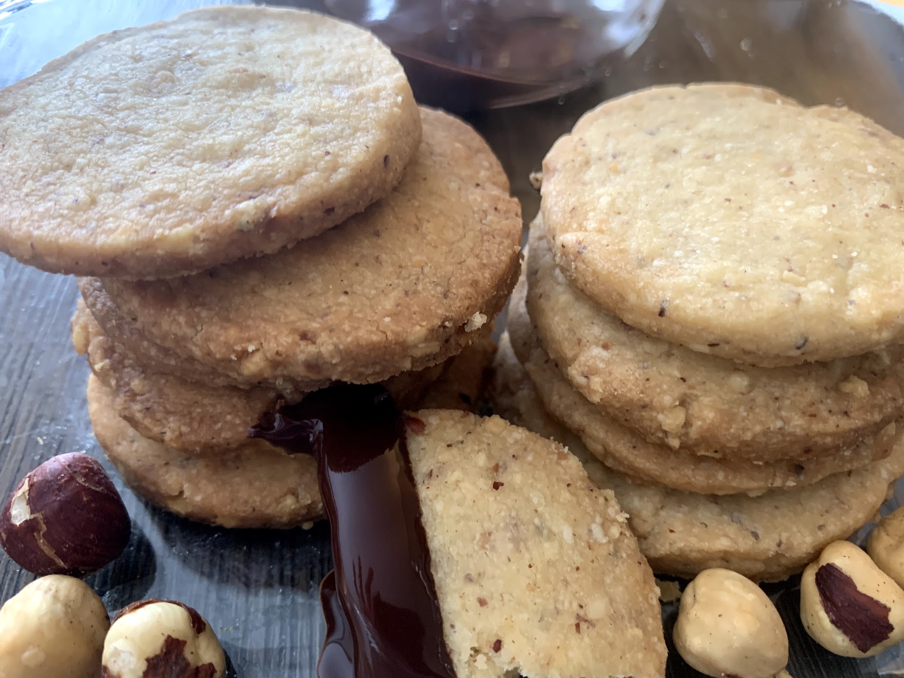Vanilla Hazelnut Shortbread Cookies - Baker Without Borders